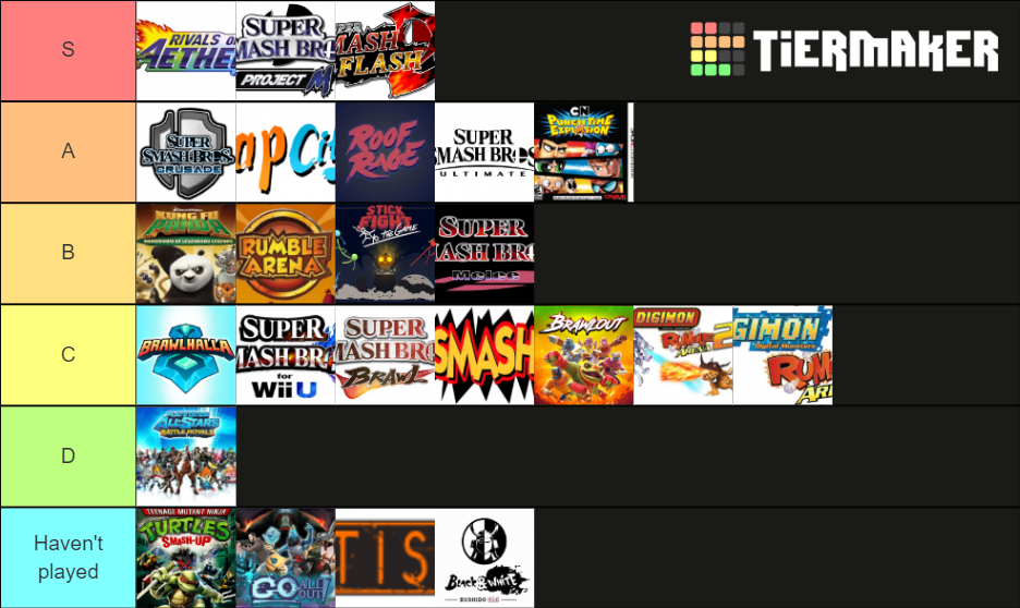 Platform Fighters Tier List (Community Rankings) - TierMaker