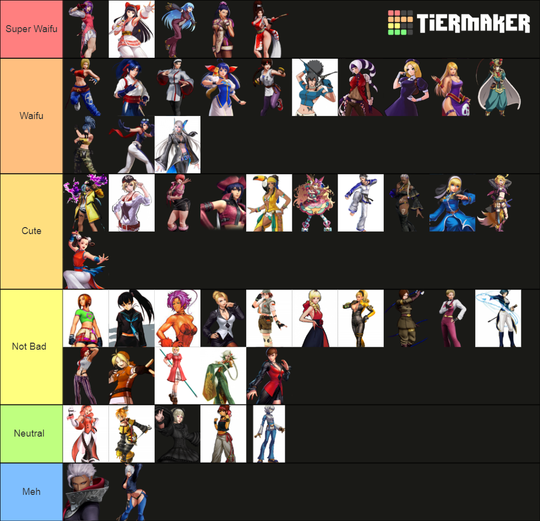 All KOF Waifus Tier List (Community Rankings) - TierMaker