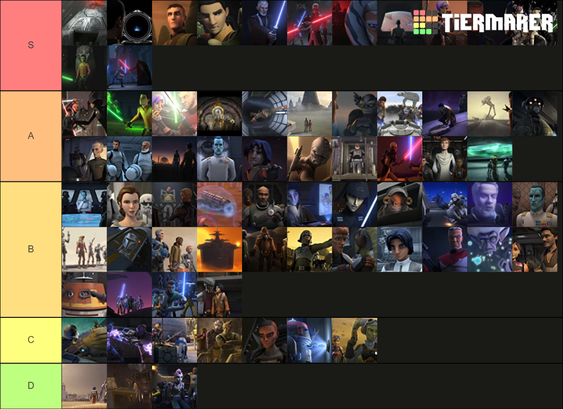 Star Wars Rebels - All Episodes Ranking Tier List (Community Rankings ...