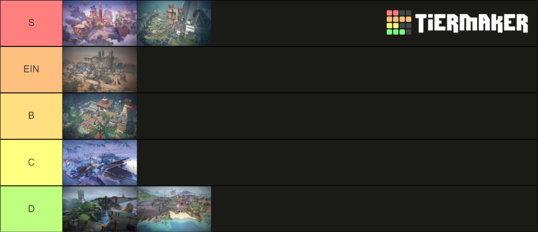 Valorant Maps (Fracture) Tier List (Community Rankings) - TierMaker