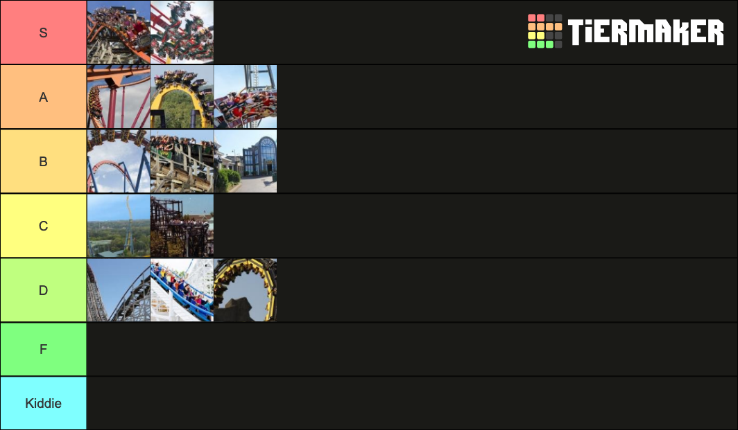 Six Flags Great America Roller Coasters Tier List (Community Rankings ...