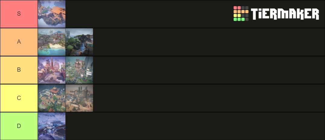 valorant maps Tier List (Community Rankings) - TierMaker