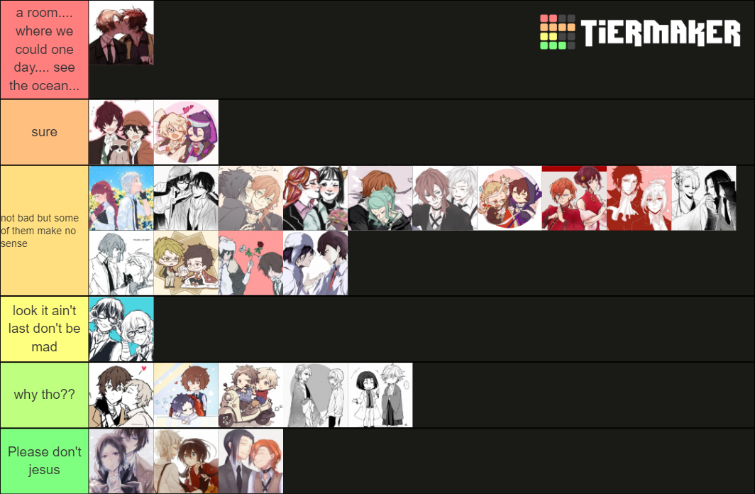 Bsd ships Tier List (Community Rankings) - TierMaker