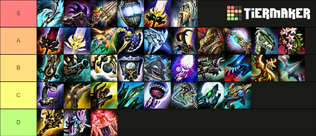 Guild Wars 2 Legendary Weapons (incl. Underwaters) Tier List (Community ...