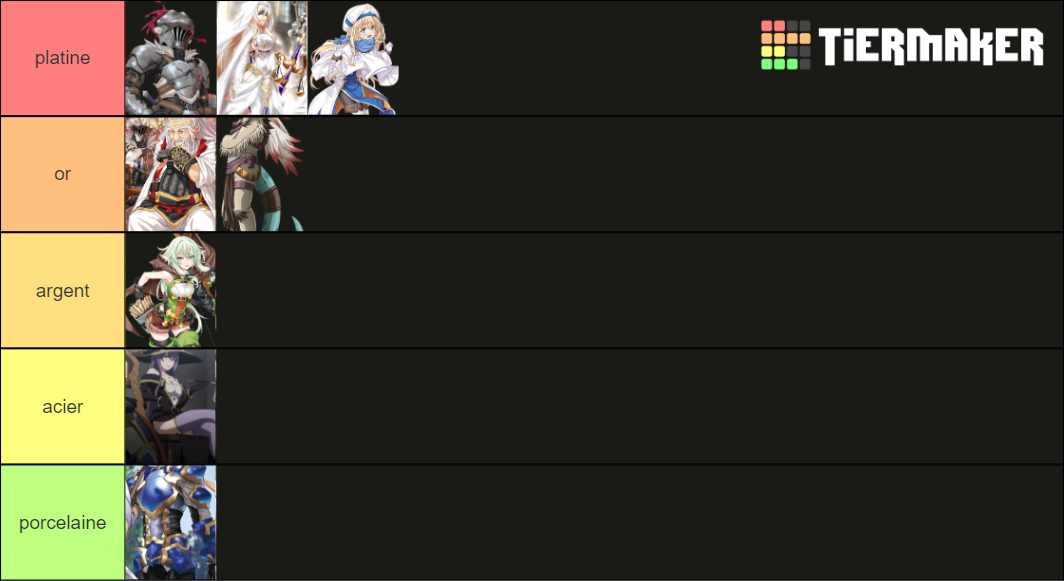 goblin slayer - rank Tier List (Community Rankings) - TierMaker