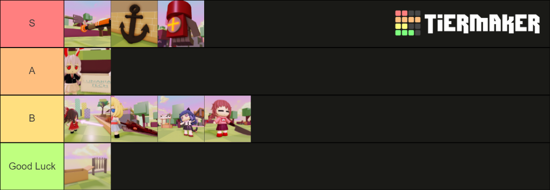 Become Fumo Weaponry Tier List (Community Rankings) - TierMaker