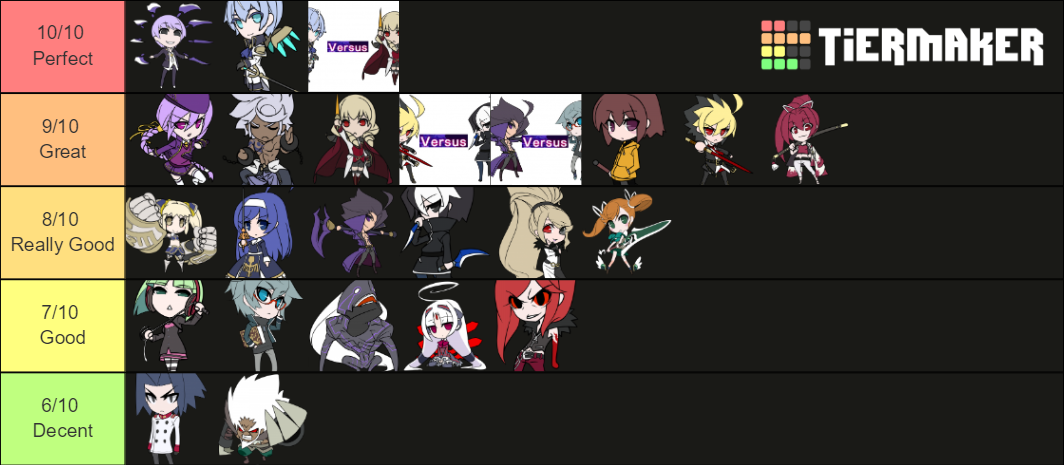 UNICLR Character theme Tier List (Community Rankings) - TierMaker
