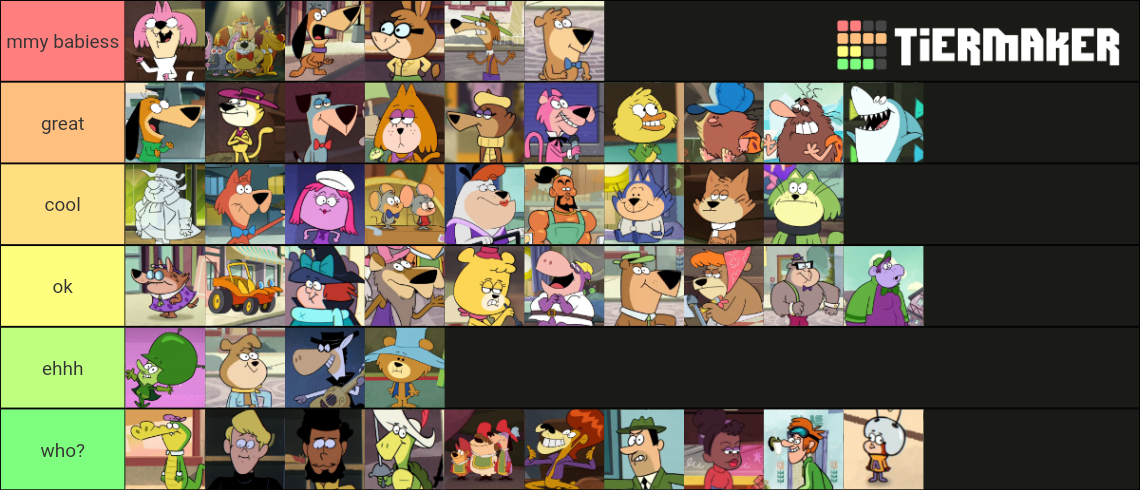 Jellystone! Characters Tier List (Community Rankings) - TierMaker
