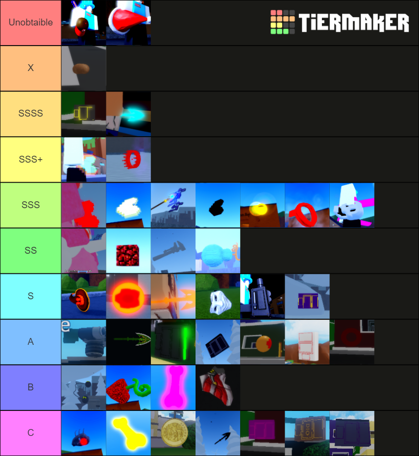 A menacing day item rarity tier Tier List (Community Rankings) - TierMaker