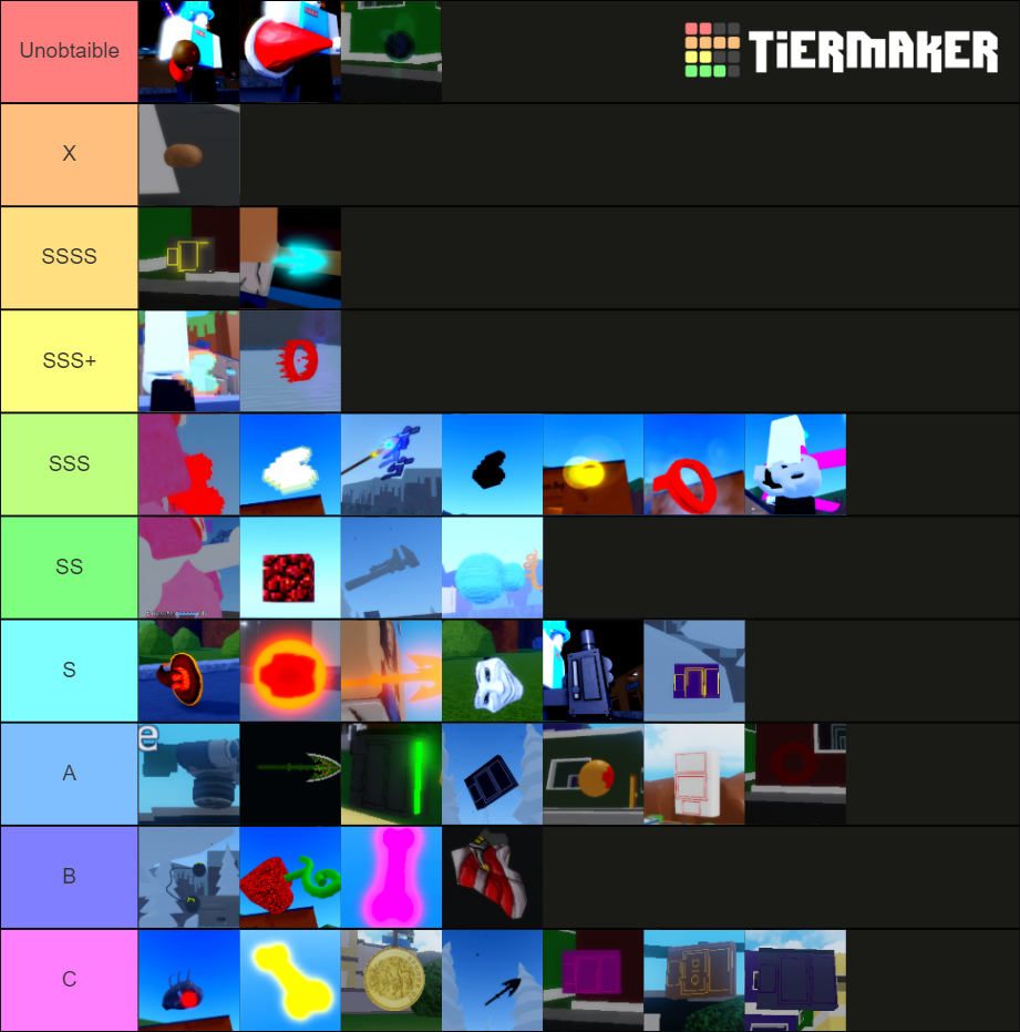 A menacing day item rarity tier Tier List (Community Rankings) - TierMaker