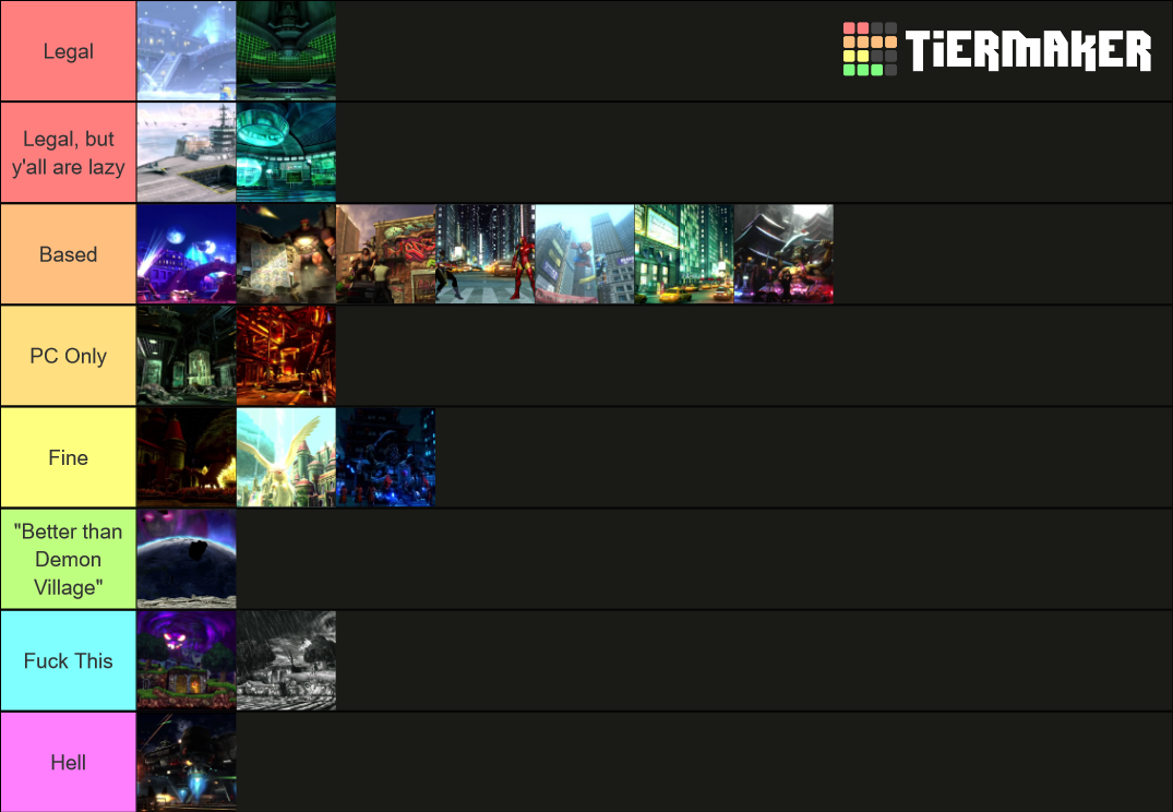UMVC3 Stages (+ PC Mods) Tier List (Community Rankings) - TierMaker