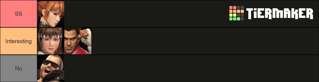 Dead Or Alive 6 Fighter tiers Tier List (Community Rankings) - TierMaker