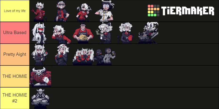 Helltaker Character Tier List (Community Rankings) - TierMaker