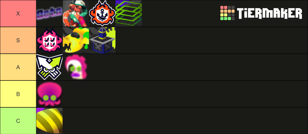 Splatoon Modes Tier List (Community Rankings) - TierMaker