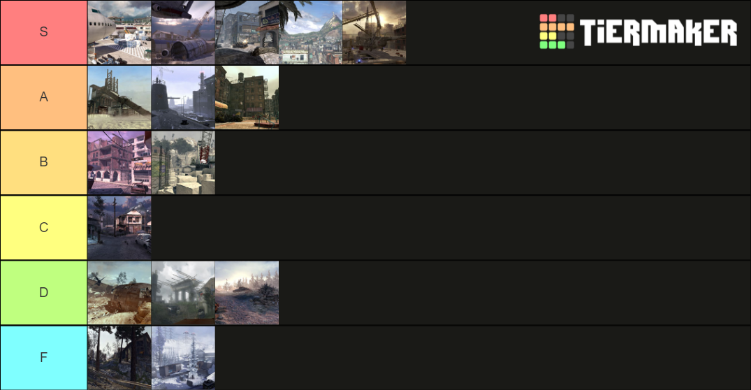 Modern Warfare 2 Maps Tier List (Community Rankings) - TierMaker
