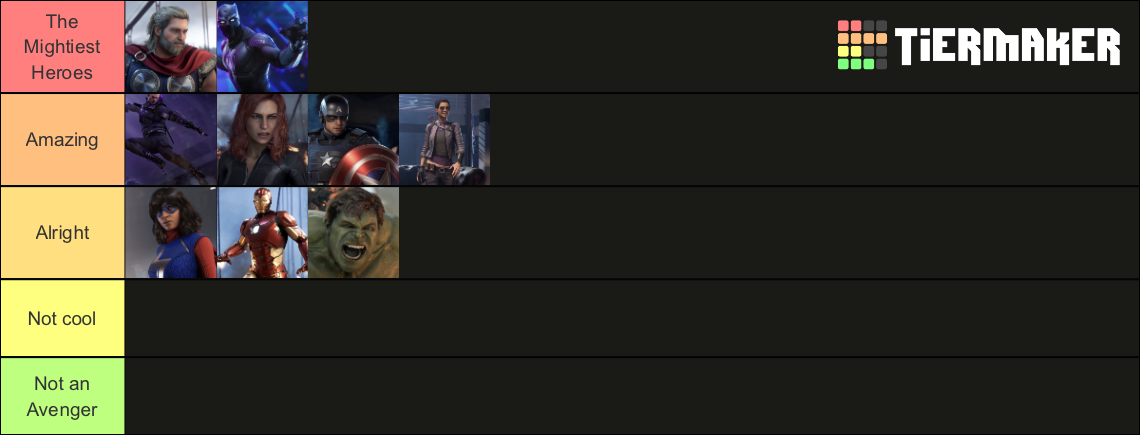 Marvel’s Avengers Game Characters Tier List (Community Rankings ...