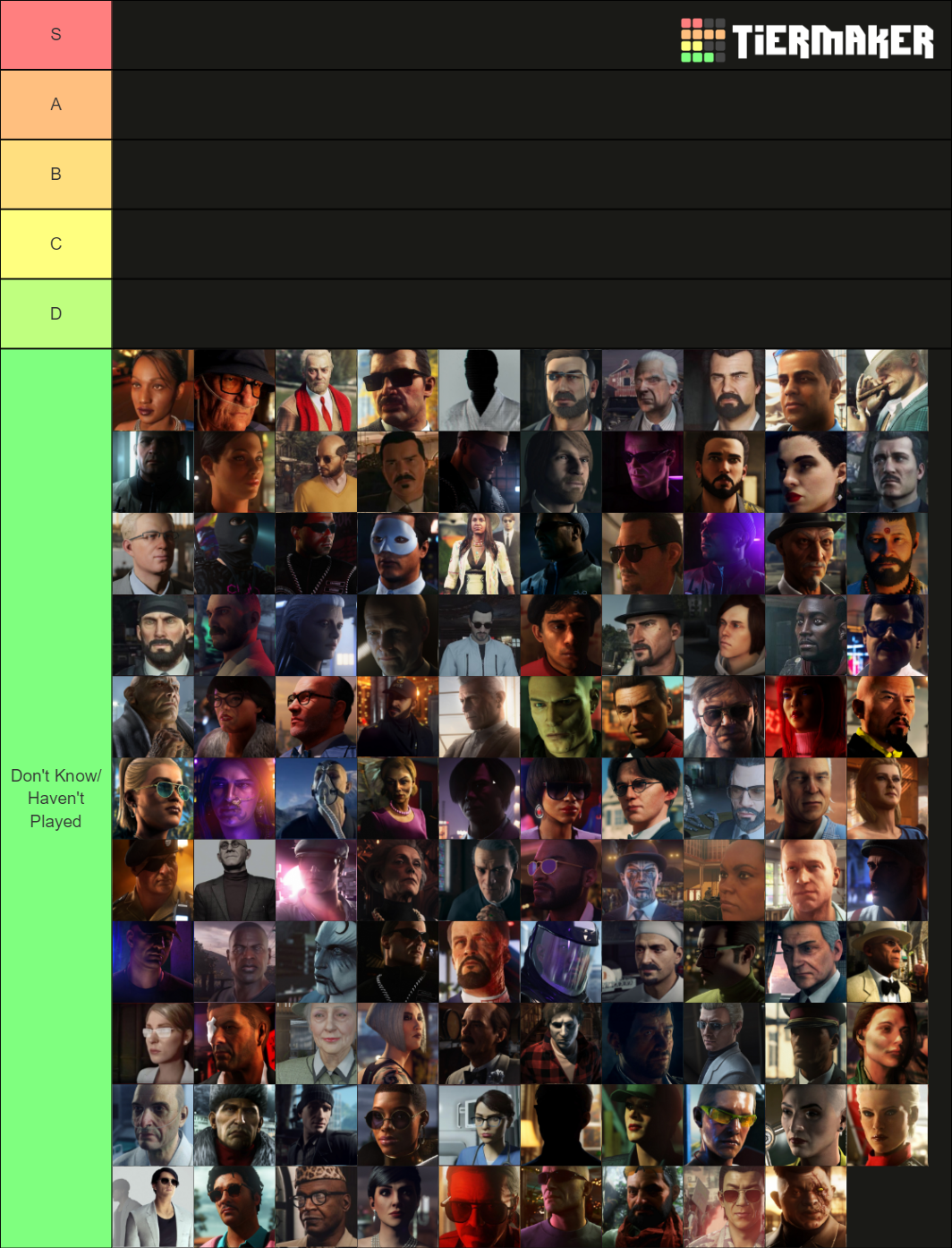 WOA Hitman Targets Tier List (Community Rankings) - TierMaker