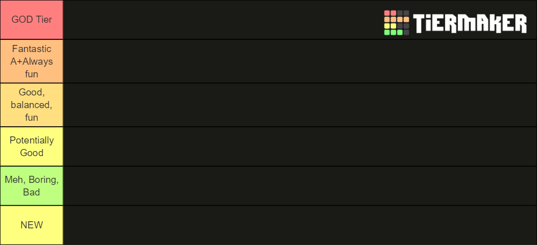 MUGEN Characters Tier List (Community Rankings) - TierMaker