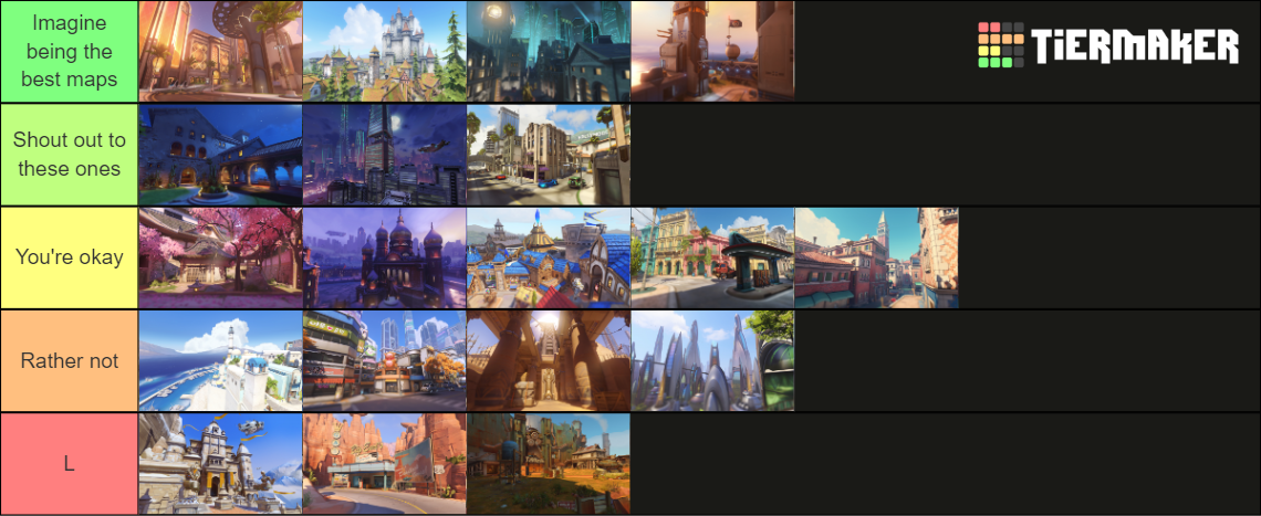 Overwatch Map (2021) Tier List (Community Rankings) - TierMaker