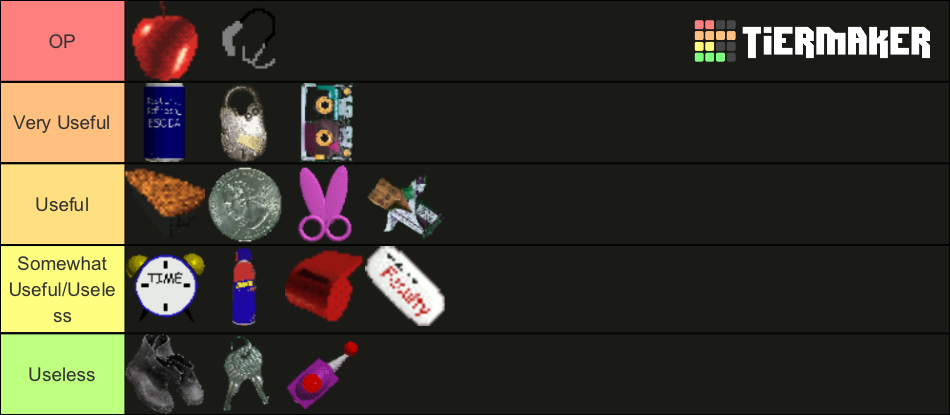 Baldi Items Tier List (Community Rankings) - TierMaker
