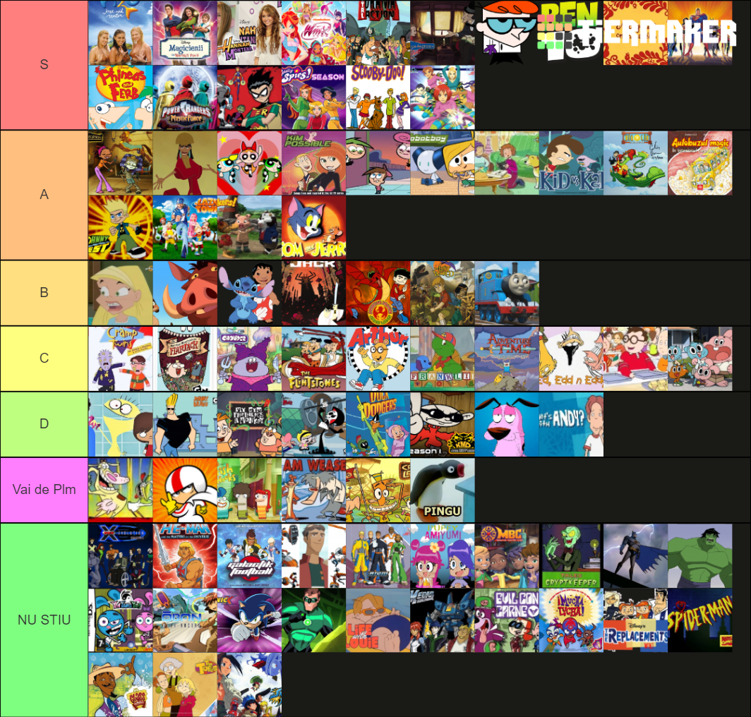 Desene Vechi Tier List (Community Rankings) - TierMaker
