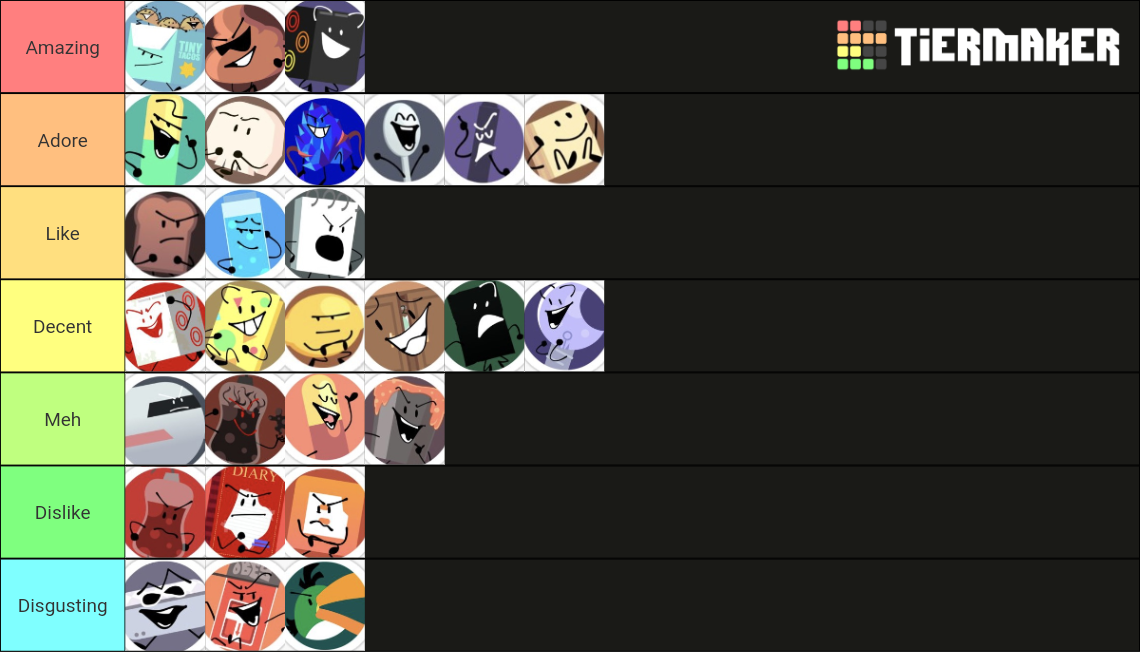 The Daily Object Show ! Tier List (Community Rankings) - TierMaker