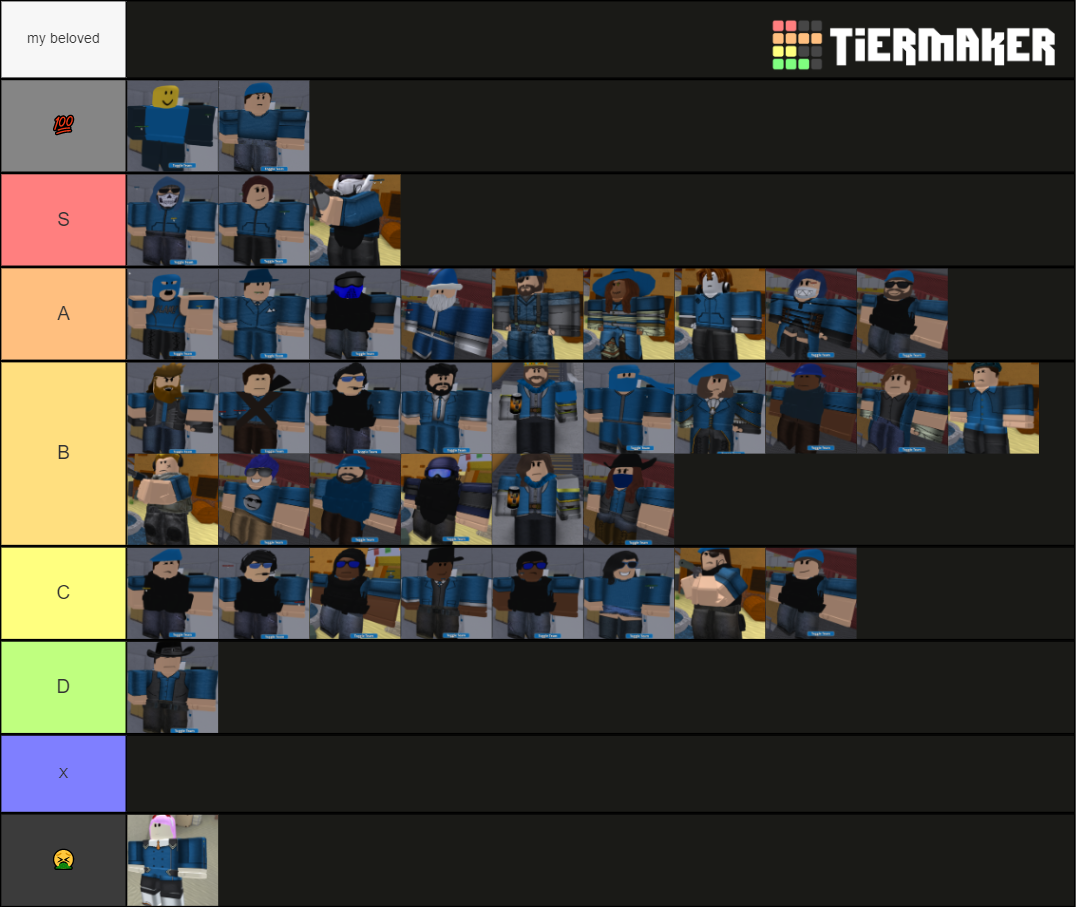Arsenal Skins (ROBLOX) Tier List (Community Rankings) - TierMaker