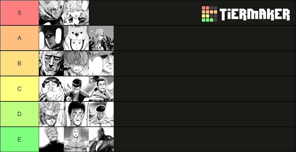 S-Class Heroes (OPM) Tier List (Community Rankings) - TierMaker