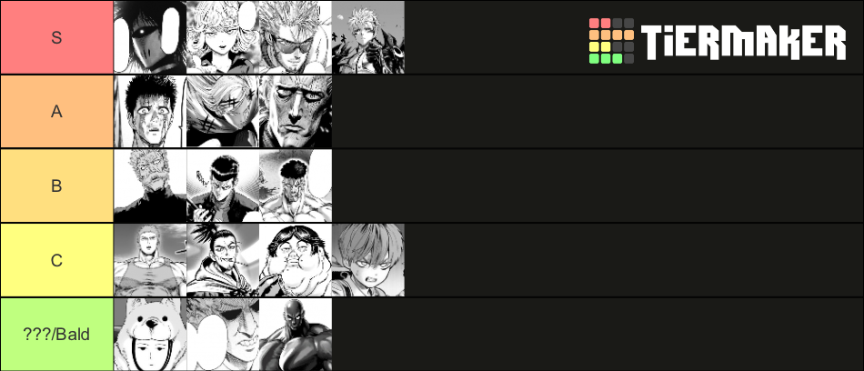 S-Class Heroes (OPM) Tier List (Community Rankings) - TierMaker