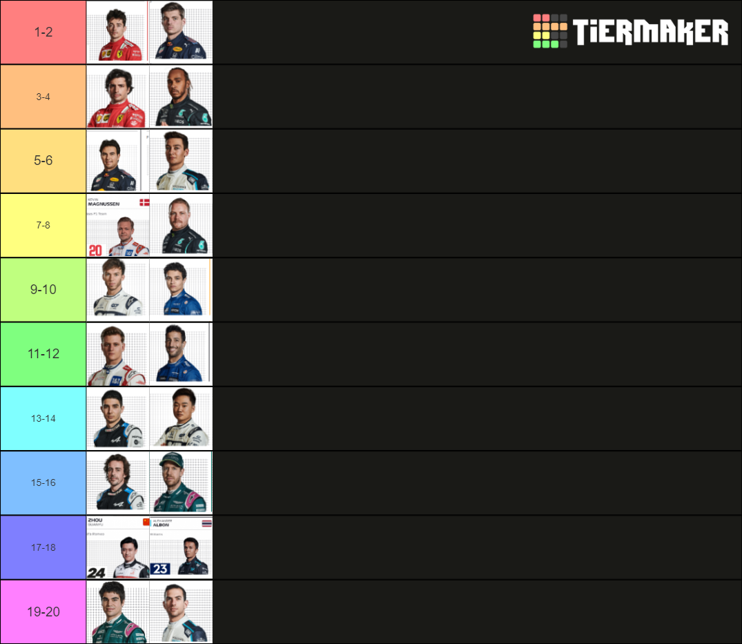 4 szin teli aszom van, de nyugi van meg hely az almomban Tier List ...