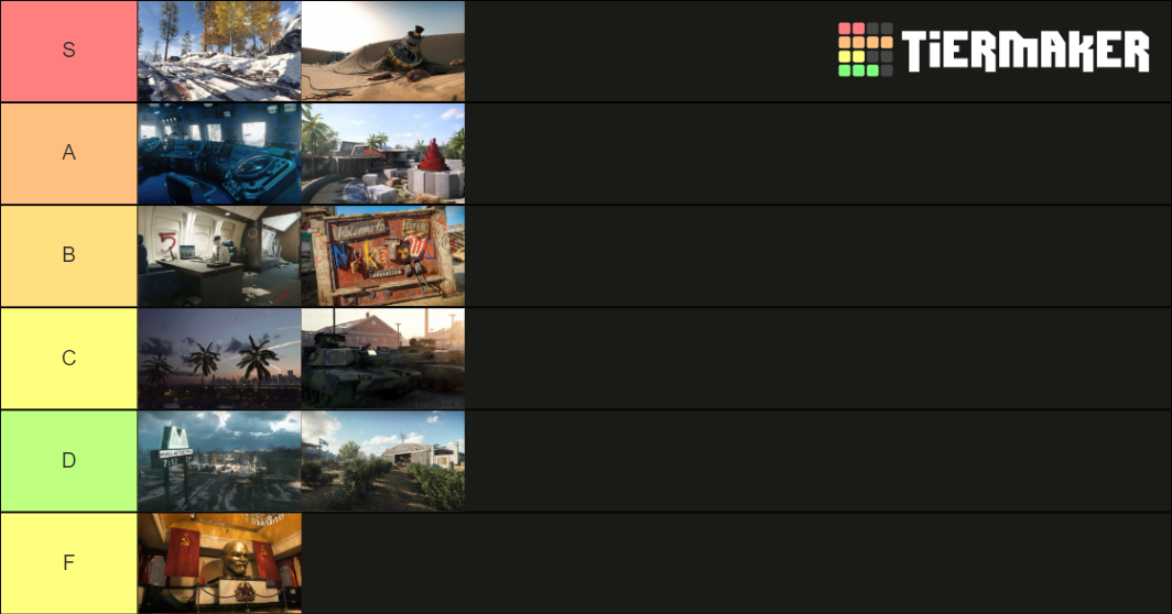 COD Cold War All 6v6 Multiplayer Maps Updated Tier List (Community ...