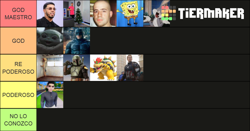 Multiverse Characters Tier List (Community Rankings) - TierMaker