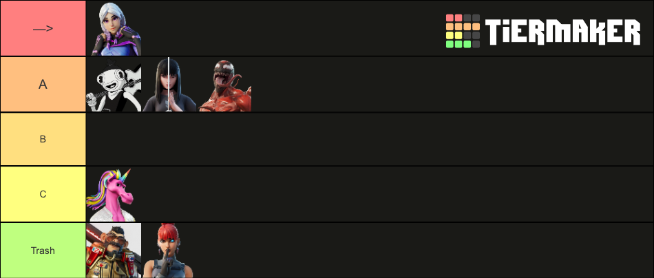 Fortnite Battle Pass Skin - Chapter 2 Season 8 Tier List (Community ...