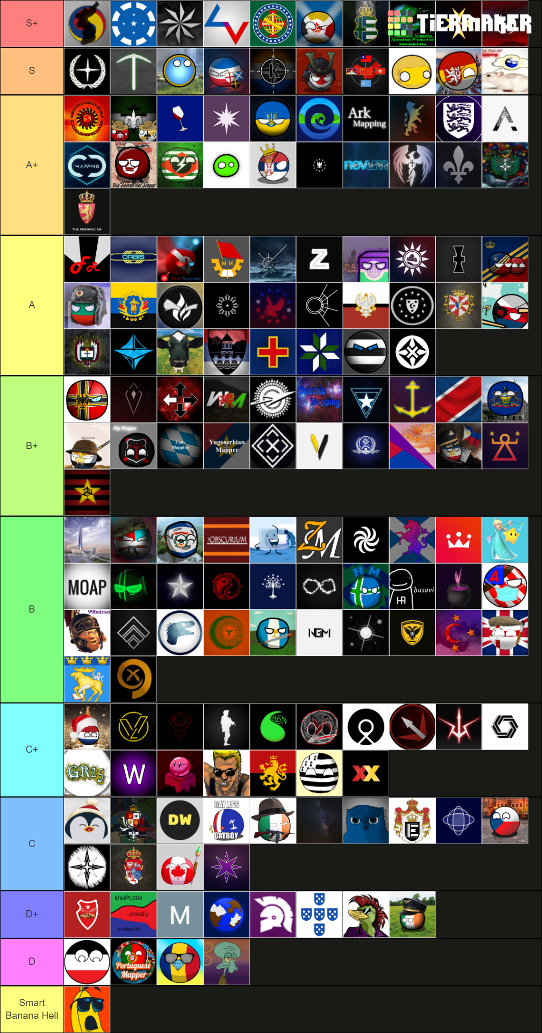 The Ultimate Mapping Tier List (Community Rankings) - TierMaker