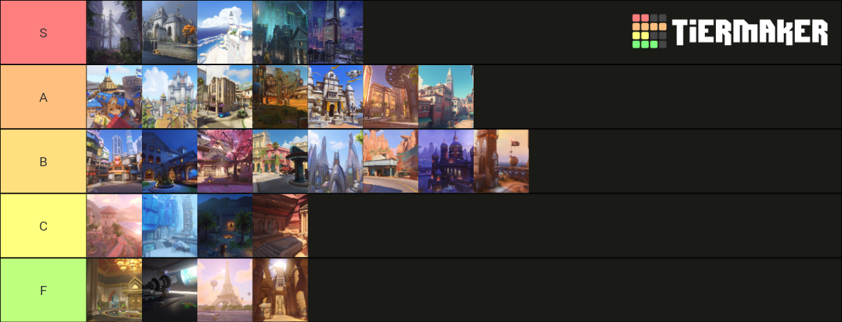 Map Overwatch 2020 Tier List (Community Rankings) - TierMaker