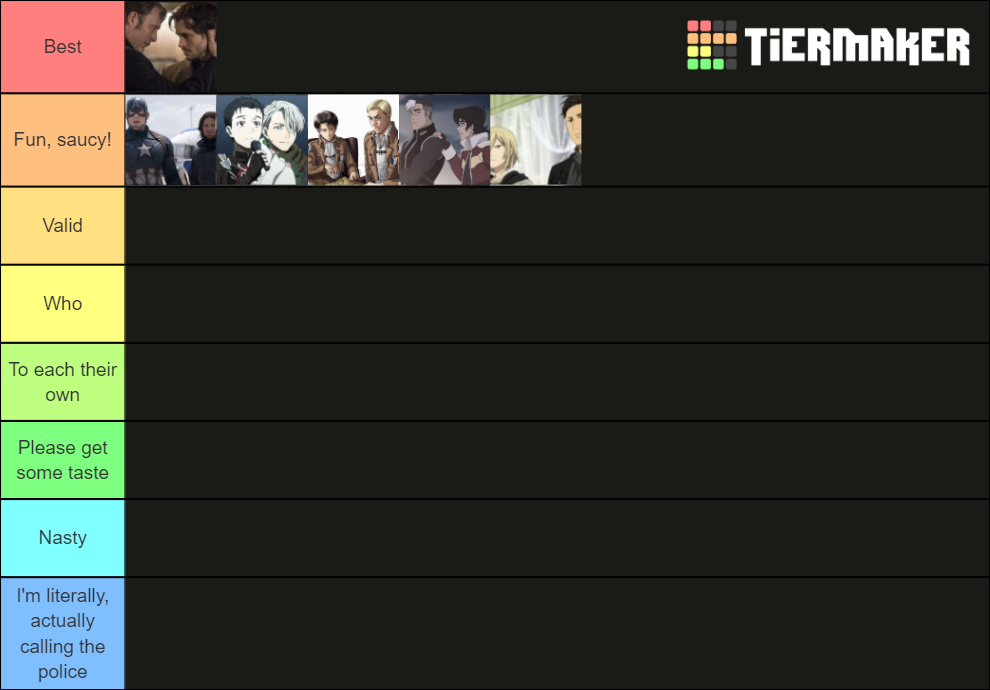 tumblr ships Tier List (Community Rankings) - TierMaker