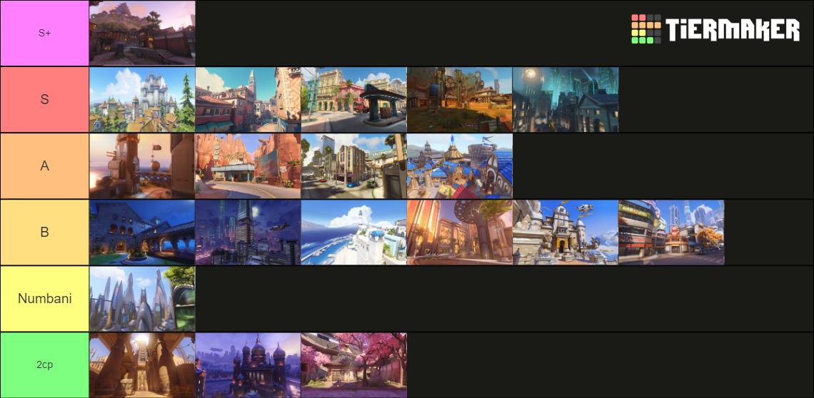 Overwatch Map (2021) Tier List (Community Rankings) - TierMaker