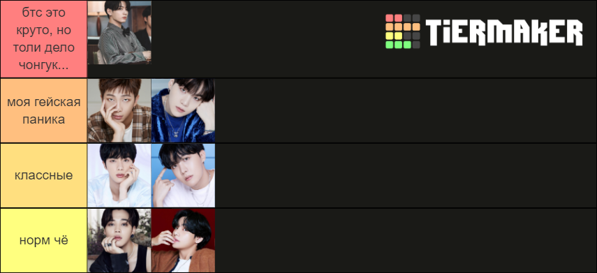 BTS MEMBERS Tier List (Community Rankings) - TierMaker
