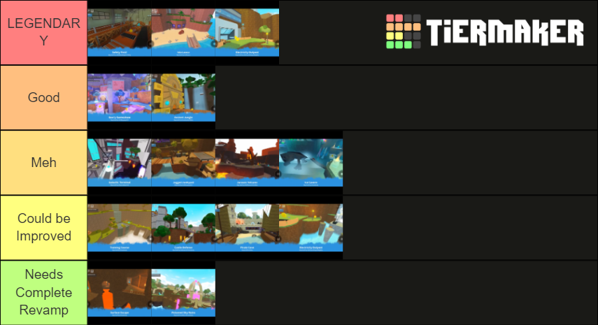 Roblox Deathrun Maps Tier List (Community Rankings) - TierMaker