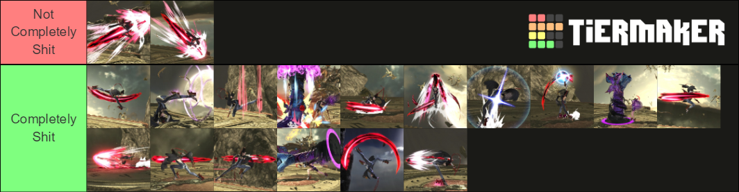 Bayonetta Moveset (SSBU) Tier List (Community Rankings) - TierMaker
