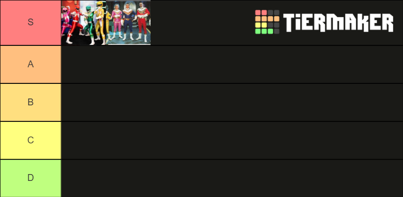 Power Ranger Teams Tier List (Community Rankings) - TierMaker