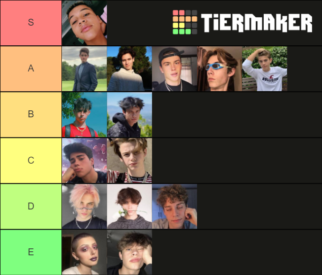 Tik tok boys Tier List (Community Rankings) - TierMaker