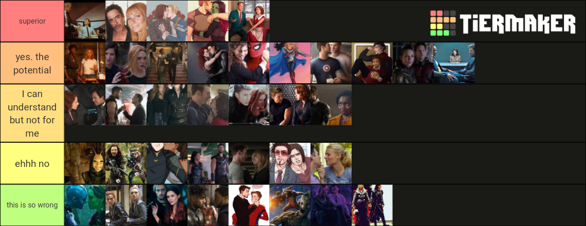 Marvel Ships Tier List (Community Rankings) - TierMaker