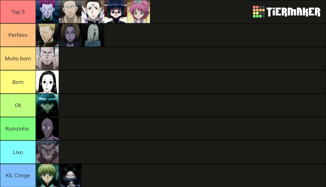 Hunter x Hunter - Phantom Troup Ranking Tier List (Community Rankings ...