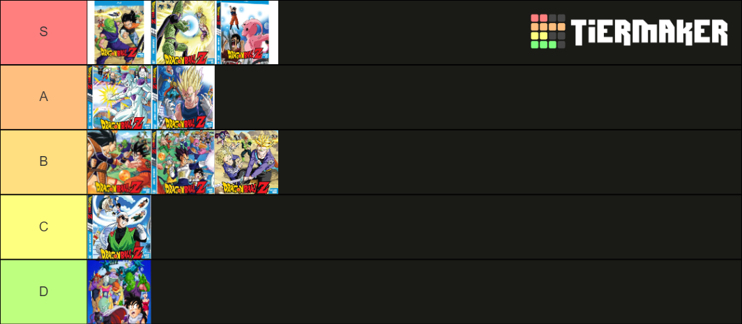 Dragon Ball Z Season Tier List (Community Rankings) - TierMaker