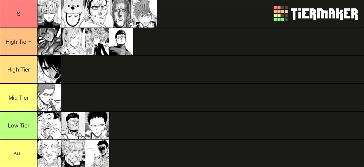 OPM S class Hero Tier List (Community Rankings) - TierMaker
