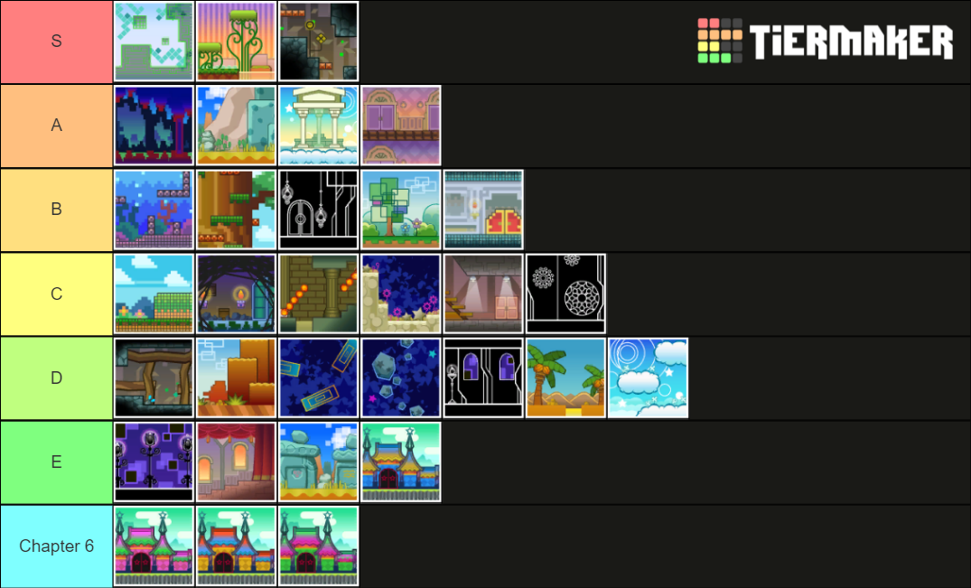 Super Paper Mario Levels Tier List (Community Rankings) - TierMaker