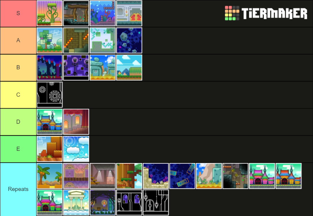 Super Paper Mario Levels Tier List (Community Rankings) - TierMaker