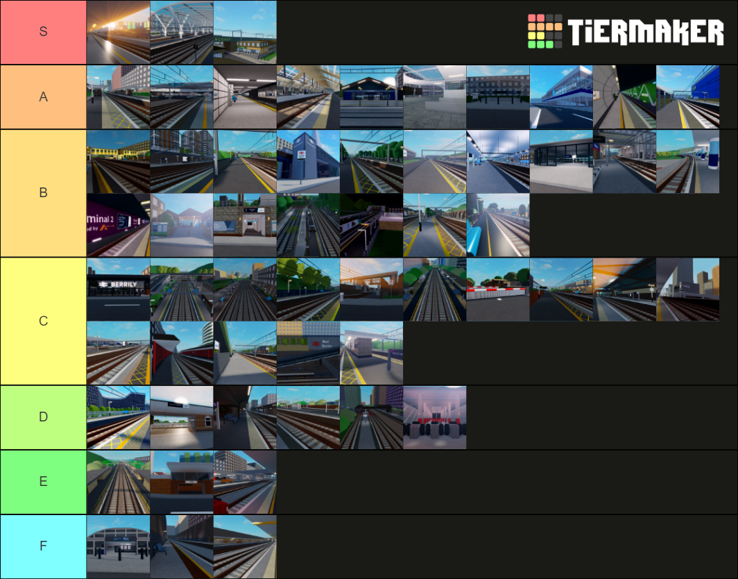 All SCR Stations Tier List (Community Rankings) - TierMaker