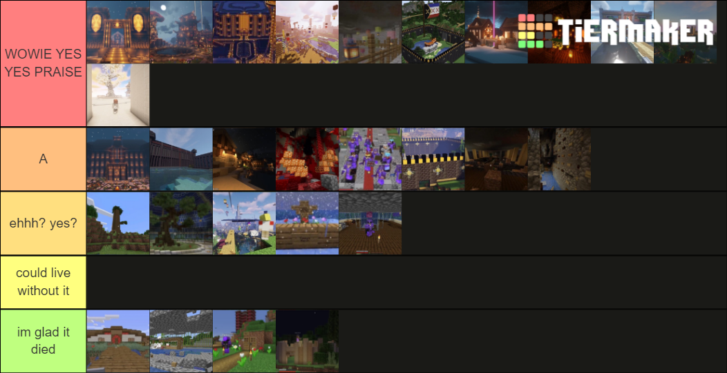 Dsmp Builds Tier List (Community Rankings) - TierMaker